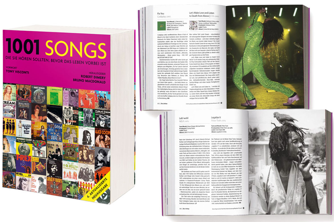 Jubiläumsverlosung des Buchs "1001 Songs die Sie hören sollten, bevor ...